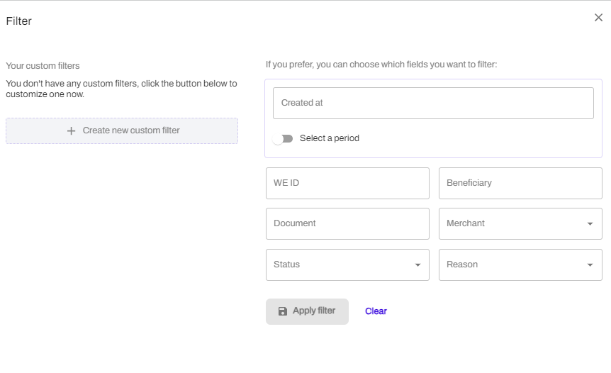 How can I check which transactions are pending document submission and ...